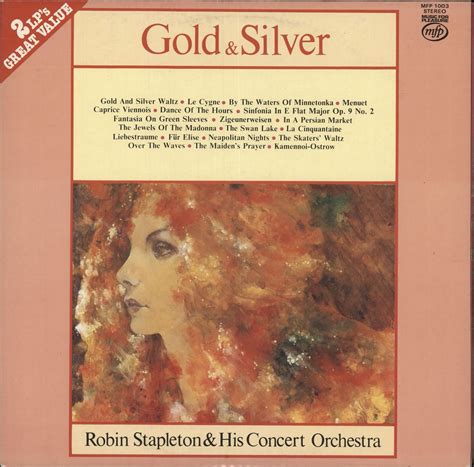 Robin Stapleton And His Orchestra Gold And Silver Uk 2 Lp Vinyl Set —