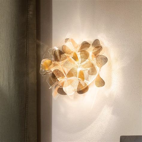 Slamp Clizia Mama Non Mama Aplique 32x28cm Oro Lamparaes
