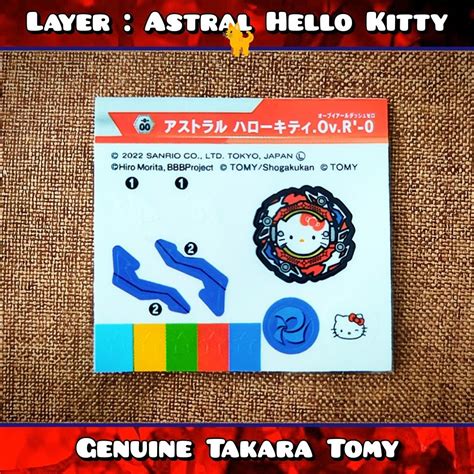 Astral Hello Kitty Over Revolve Dash Beyblade Takara Tomy Hobbies And Toys Toys And Games On Carousell
