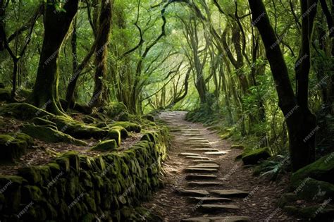 Scenic Forest Path Desktop Background Image Beautiful Desktop