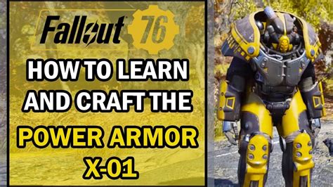 Fallout Power Armor Customization X 01 Power Armor Fallout 41 Off