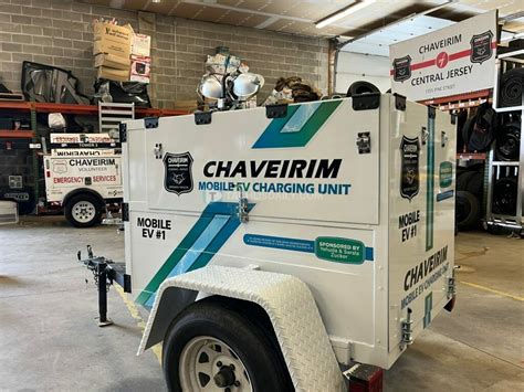 Central Jersey Chaveirim Unviels New Mobile Ev Charging Unit To Better