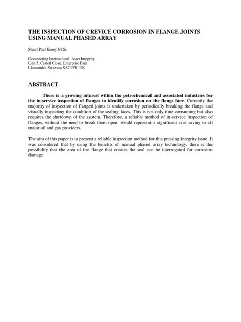 Ndt Phased Array Ultrasonic Testing Pdf Corrosion Electrolyte