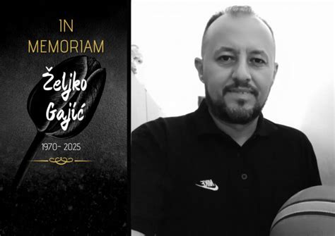 In Memoriam Željko GajiĆ 19702025