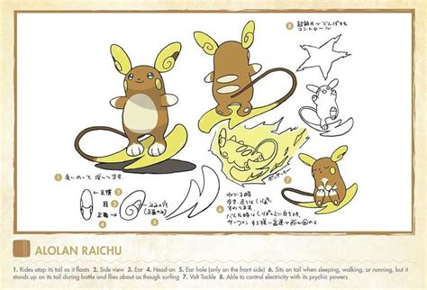 Raichu Alolan Forme Pokemon Personajes Pokemon Personajes
