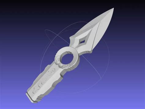 Valorant Jett Knife 3d Printing Model Threeding