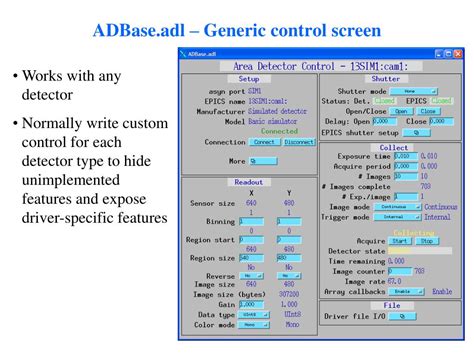 PPT AreaDetector A Module For EPICS Area Detector Support PowerPoint Presentation ID