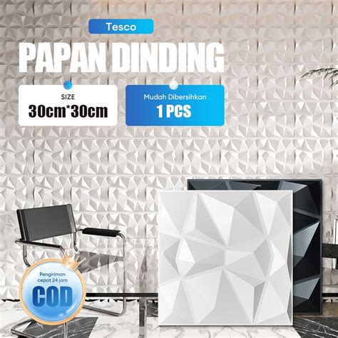 Jual 3d Wallpaper Pvc Dinding 300mm Wallpaper Dekor Rumah Home Decor Wall Interior Dinding