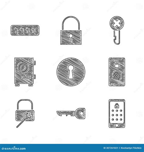 Set Keyhole Mobile And Graphic Password With Fingerprint Scan Lock Repair Safe Wrong Key