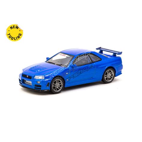 Tarmac Works Modellino Di Auto X Schuco Nismo R34 Gt R Z Tune 3660