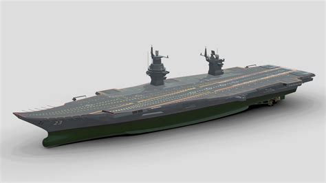 Project 23000e Shtorm Aircraft Carrier Download Free 3d Model By Muhamad Mirza Arrafi