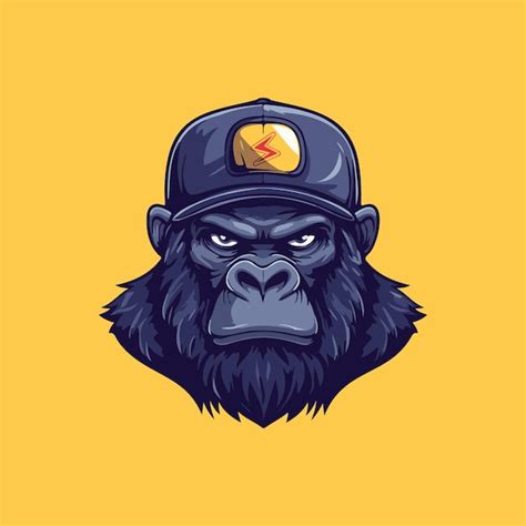 Gorilla Mascot Logo Design Vector Premium Ai Generated Vector