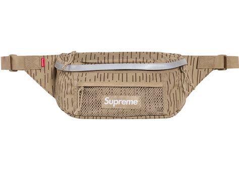 Supreme Waist Bag Fw24 Tan Raindrop Fw24 Kr