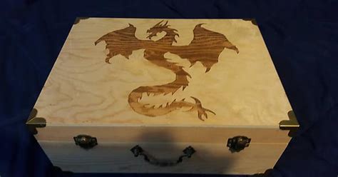 Oc Got This Chest From Hobby Lobby Decided To Laser Etch These