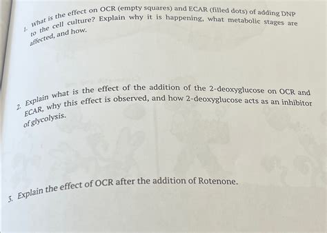 Solved What Is The Effect On Ocr Empty Squares ﻿and Ecar