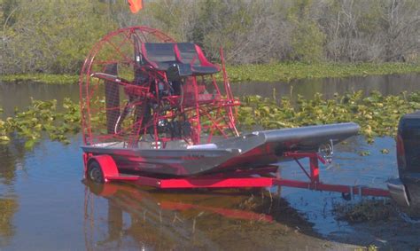 New Trailer And Grass Rake Southern Airboat