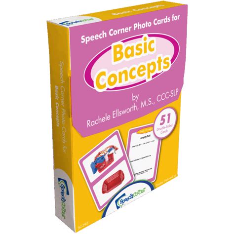 Basic Concepts Speech Corner Photo Cards Speech Corner