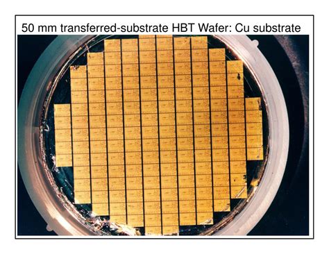 Ppt Transferred Substrate Heterojunction Bipolar Transistor