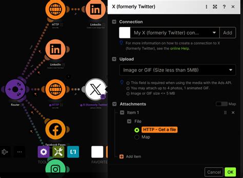 Posting Multiple Images On Twitter And Linkedin Using Makecom
