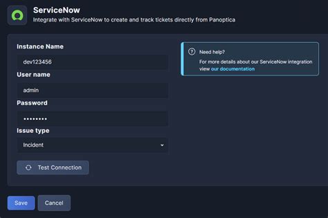 ServiceNow Integration