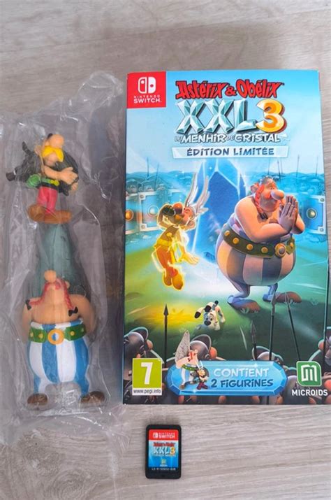 Astérix Et Obélix Xxl 3 Avec 2 Figurines Switch Edition Limitée