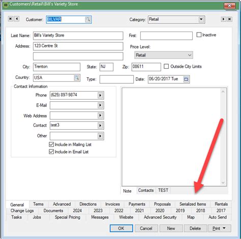 Column Tab And Dialog Appearance