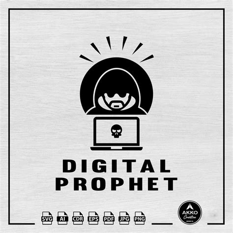 Digital Prophet Svg Png Hacker Svg Cyberpunk Svg Programmer Svg Coder Svg Geek Shirt Svg