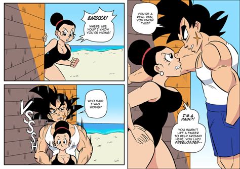 Rule 34 Bardock Beach Breasts Chichi Dragon Ball Dragon Ball Super