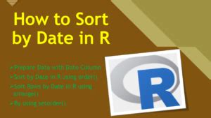 How To Sort By Date In R Spark By Examples