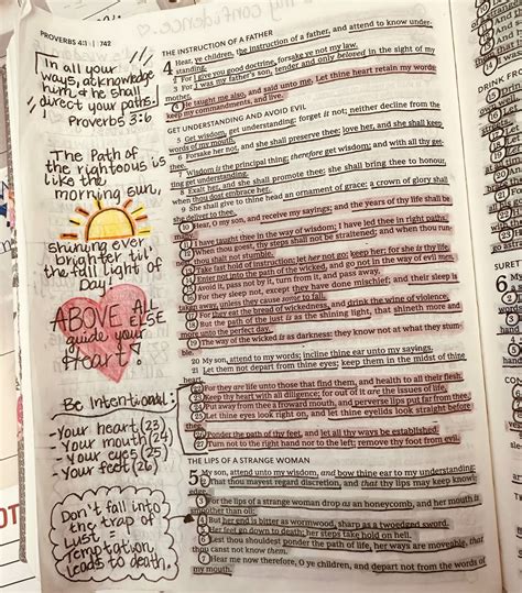 Proverbs Chapter 4 And Start Of Chapter 5 Easy Bible Study