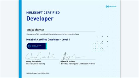 Pooja Chavan On Linkedin Mulesoftcertified