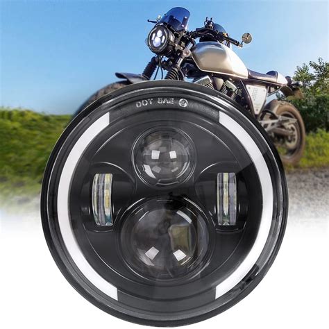 Faros Led Para Moto Faros De Carro Y Moto 7 Redondo Delanteros Led