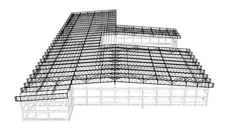 Stl File Factory In Structure Frame 🧑‍🏭 Obj・3d Printer Model To