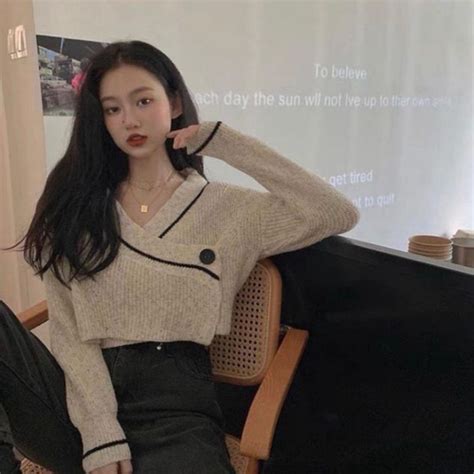 Jual Elea Twist Sweater Crop Elea Knite Cardy Feli Twist Sweater