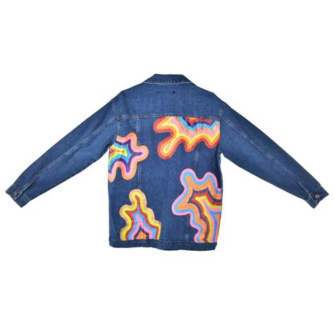 Pyckd Psychedelic Denim Jacket Limited Edition