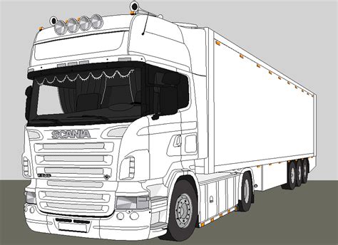 Kleurplaat Vrachtwagen Scania V8 Christian Sperl Scania V8 Porn Sex