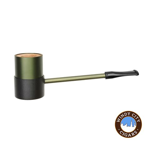 Compass Army Green Matte Pipe Windy City Cigars