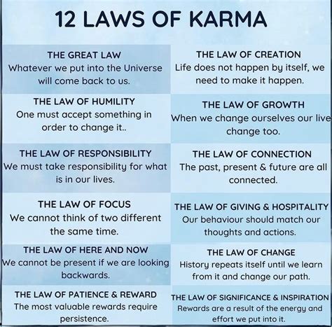 Laws Of Karma And What Do They Mean Artofit