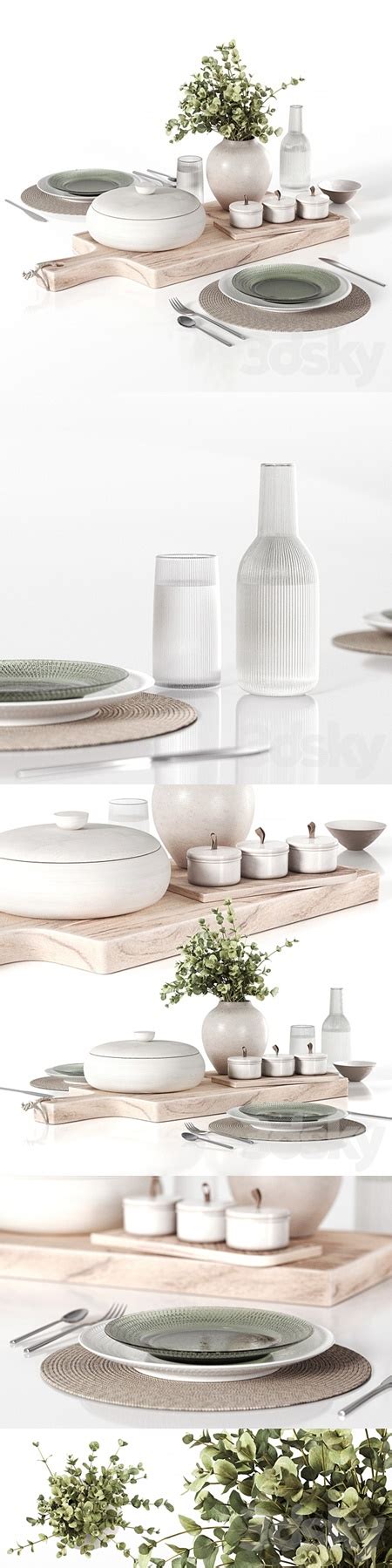 Decorative Set 041 Down3dmodels