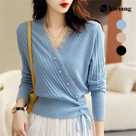 포스티 키리앙 프랑 랩스타일 프릴 니트