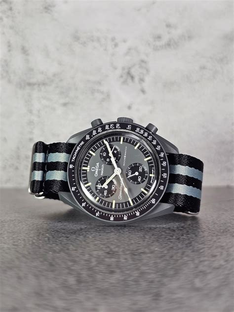 Omega X Swatch Moonswatch Mercury Strap Premium Nato 007 Bond Mgb