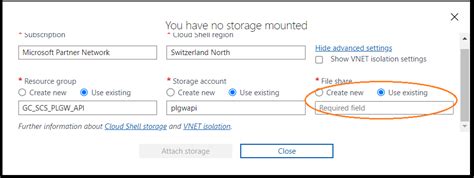 Impossible To Create The Azure Cloud Shell In The Vnet Microsoft Qanda