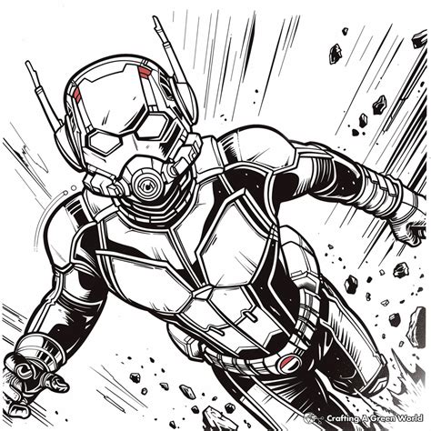 Ant Man Coloring Pages Duck Printable