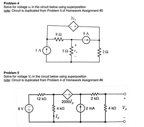 Solved Problem Solve For Voltage Vx In The Circuit Below Chegg