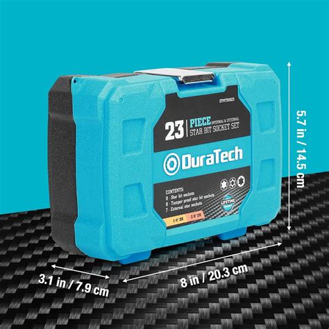 Duratech 23 Piece Torx Bit And Socket Set With Chile Ubuy