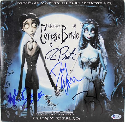 Lot Detail The Corpse Bride Signed Soundtrack Album With Depp Burton