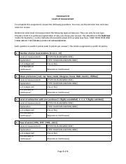 Understanding Levels of Measurement: Data Analysis Assignment | Course Hero