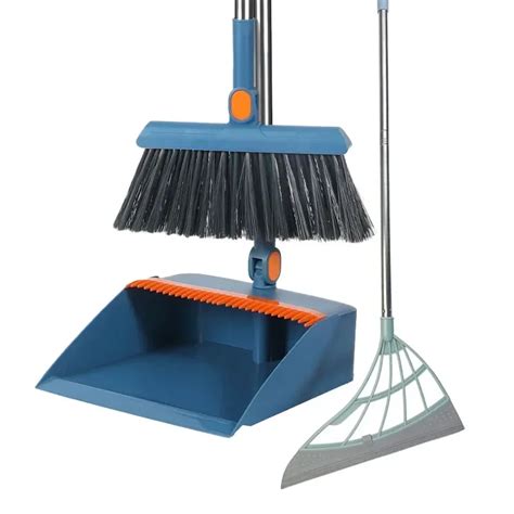 Broom And Scoop Set Household Broom And Dustpan Bathroom Water Wiper To
