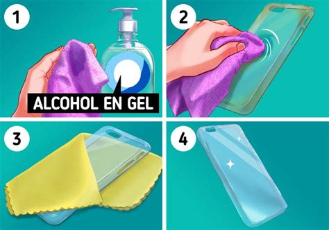 C Mo Limpiar Una Funda De Celular Transparente Ideas En Minutos