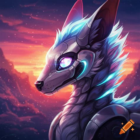 Protogen Character On Craiyon